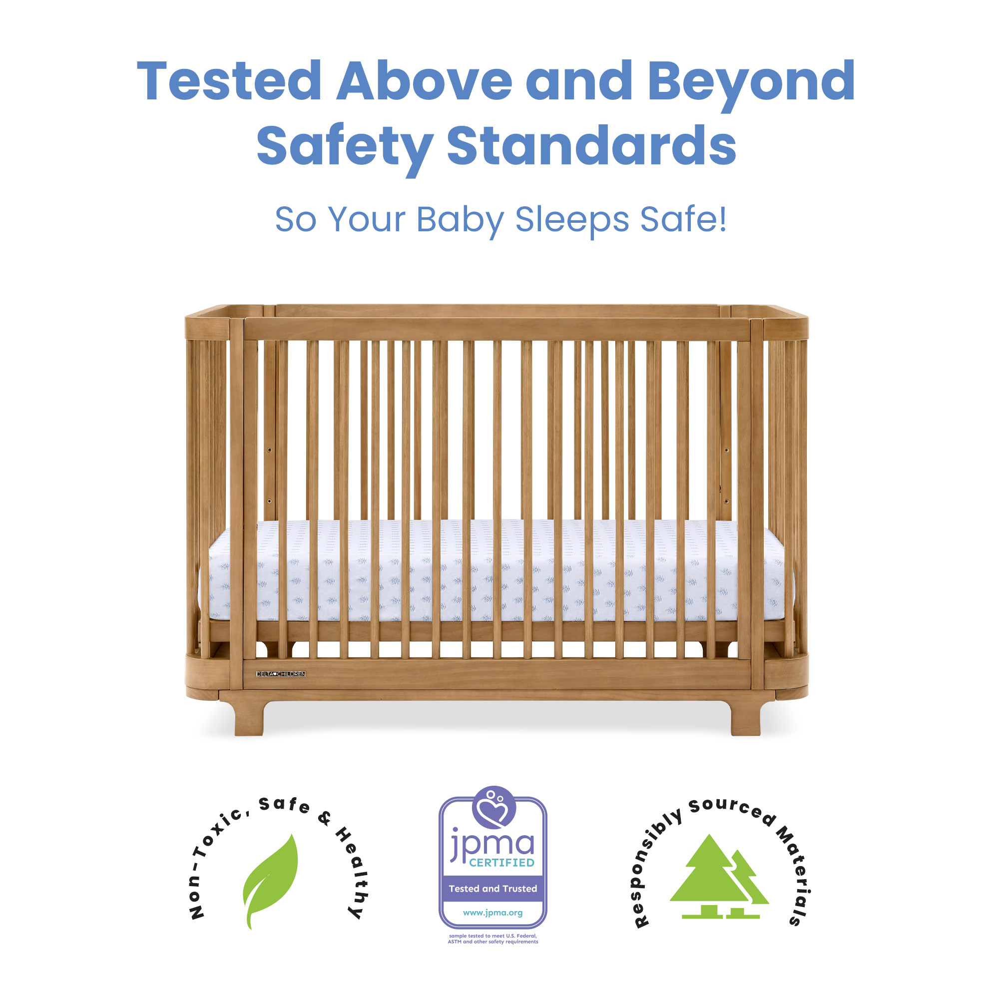 Nest 4-in-1 Convertible Crib | Delta Children