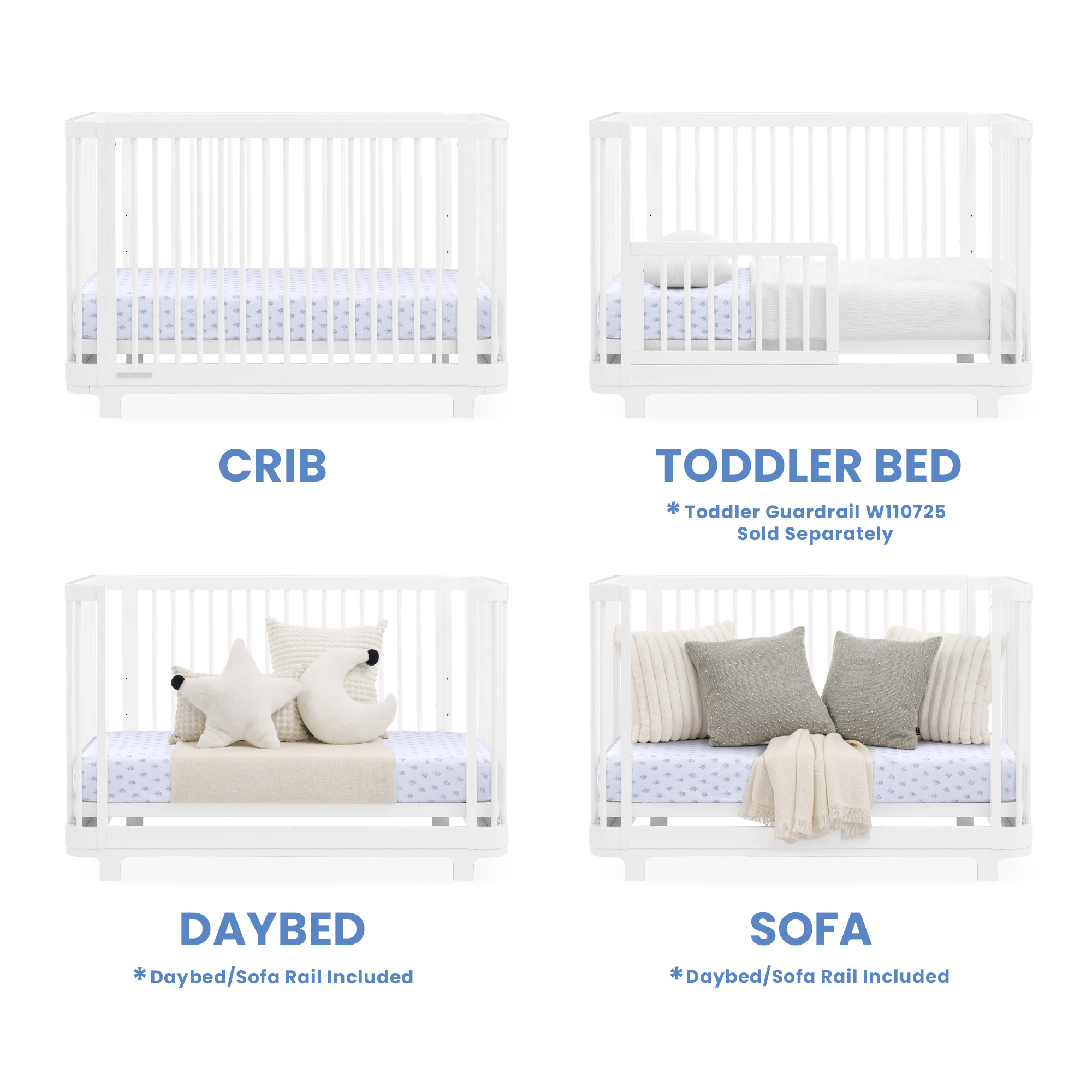 Nest 4-in-1 Convertible Crib | Delta Children