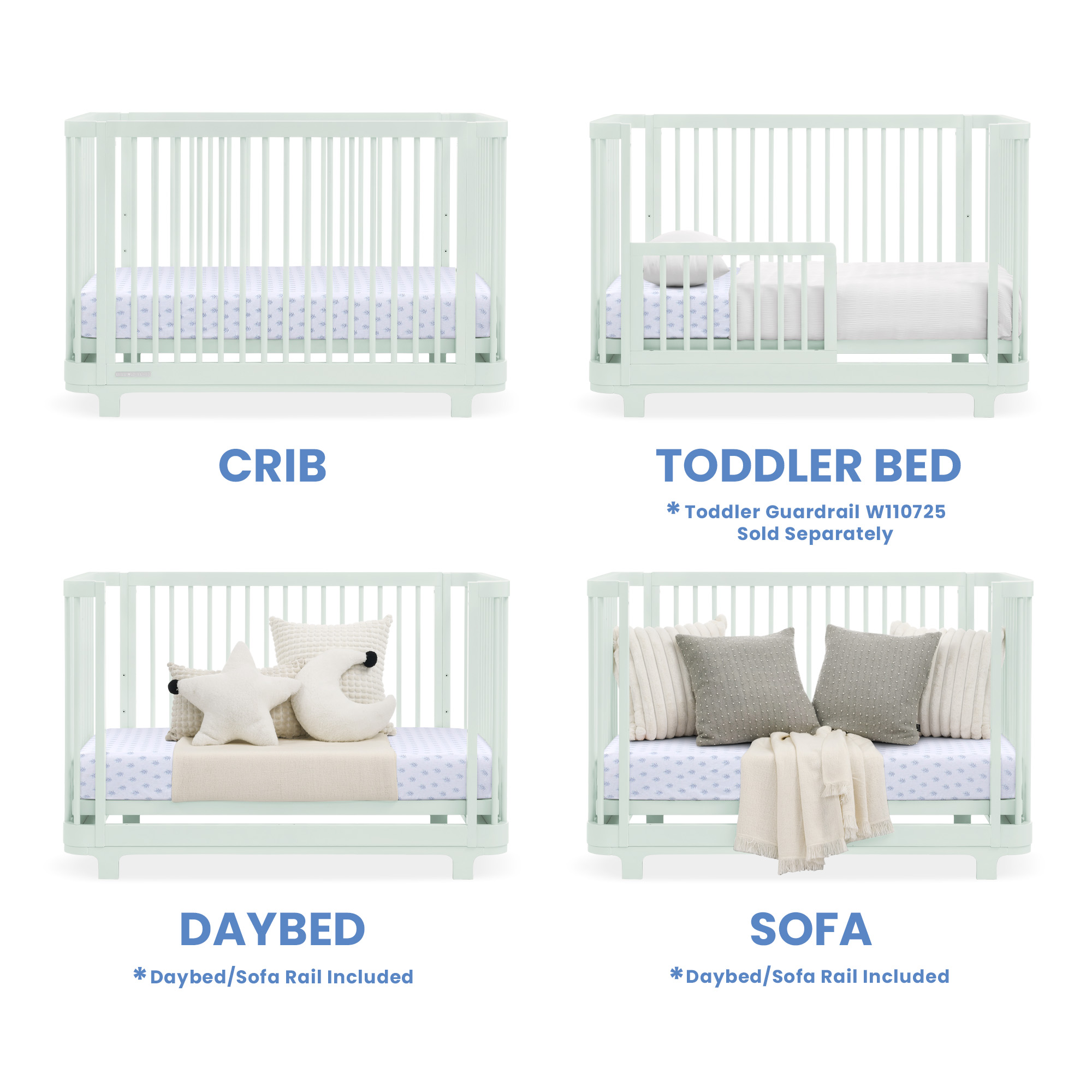 Nest 4-in-1 Convertible Crib | Delta Children