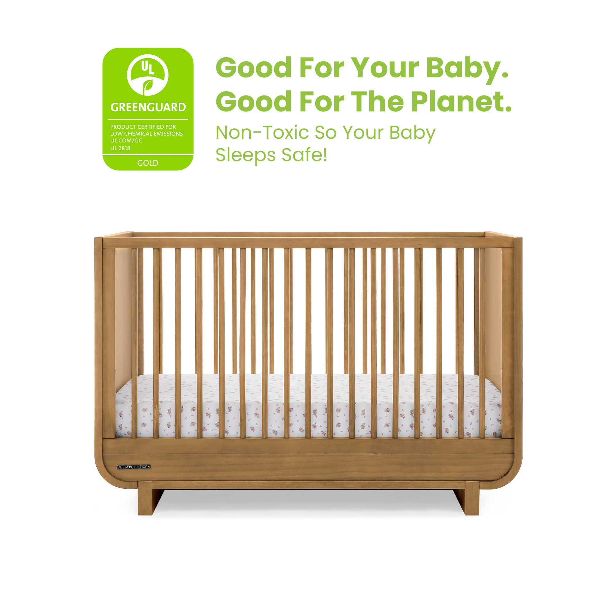 Rhodes 4-in-1 Convertible Crib | Delta Children