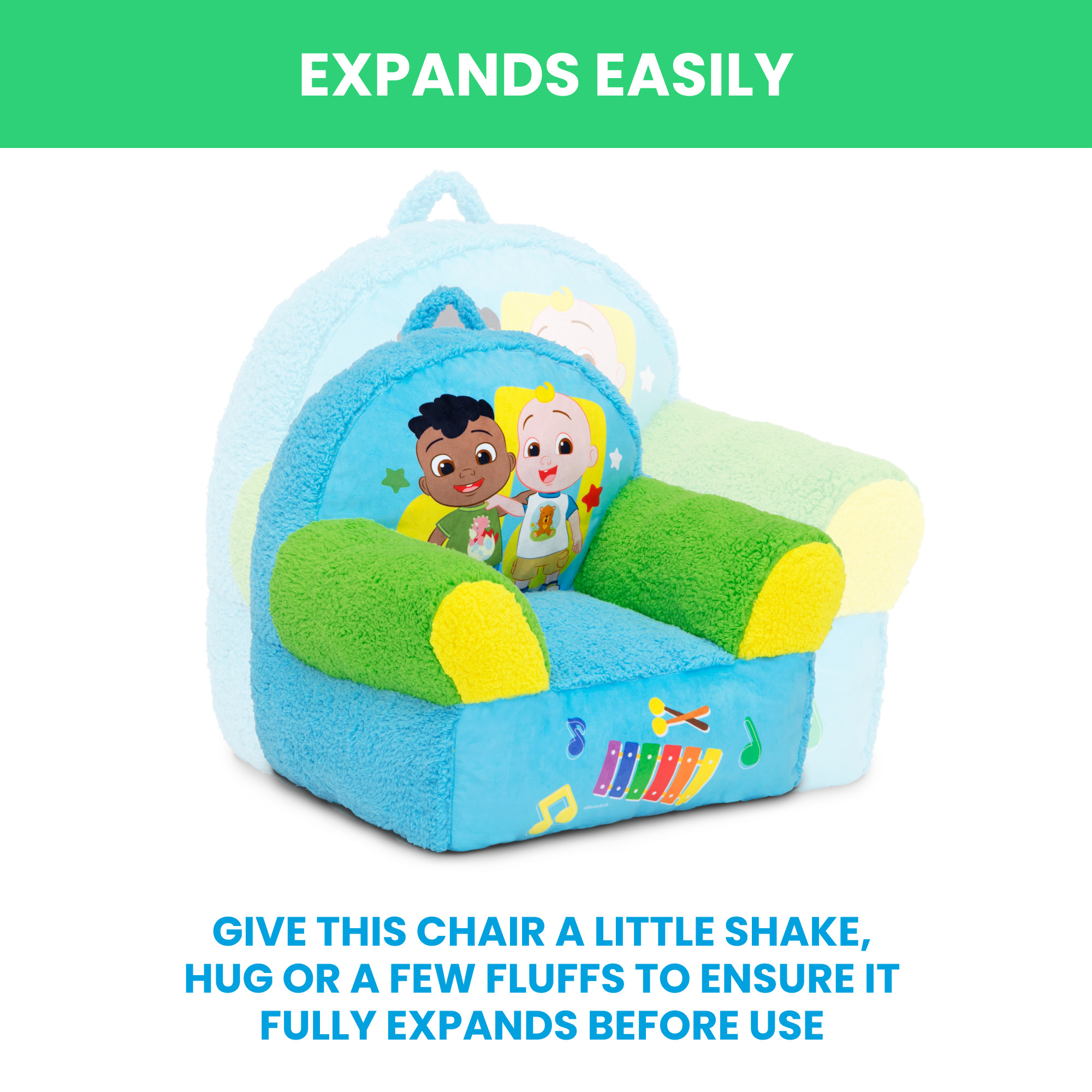 CoComelon Cozee Buddy Chair | Delta Children