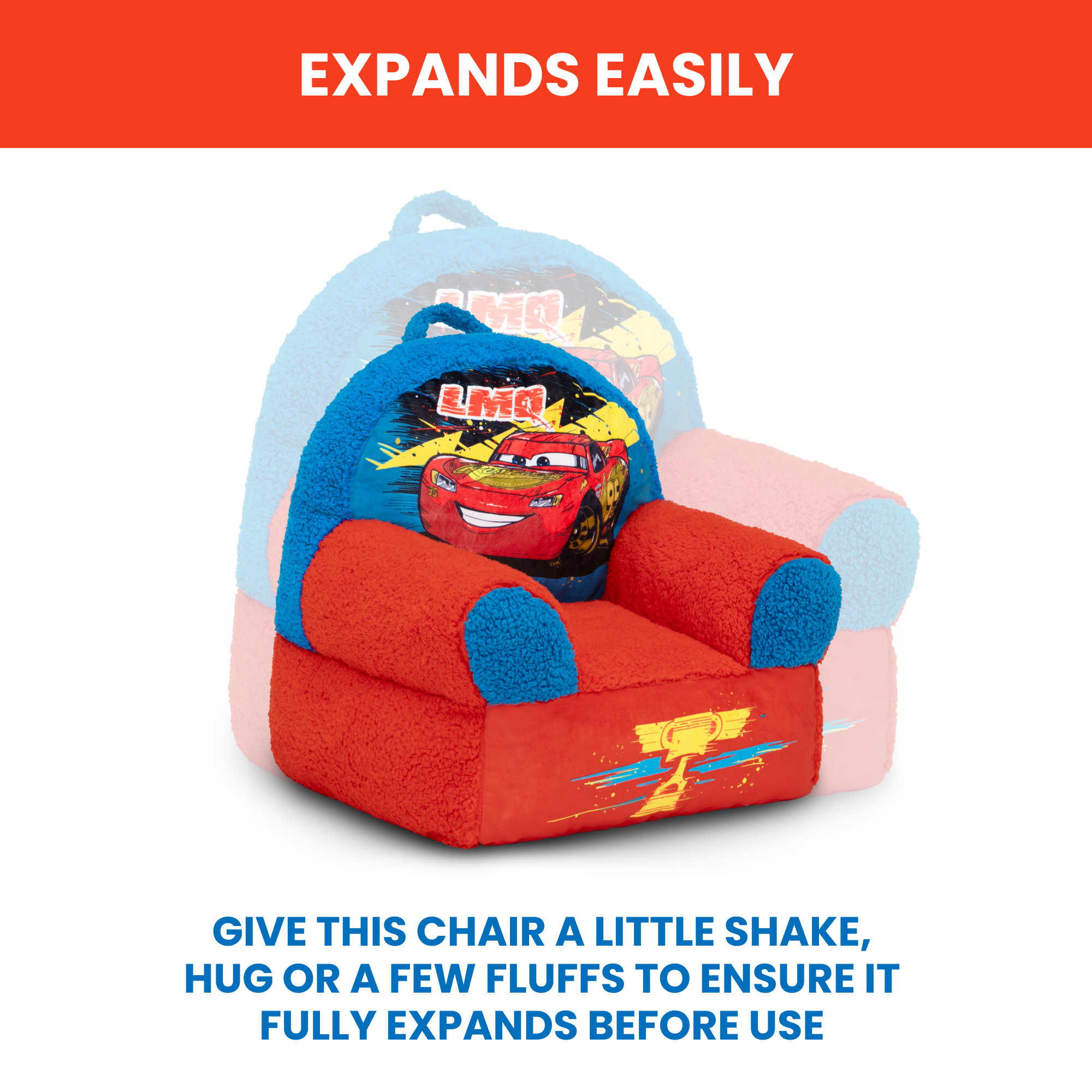 Cars Cozee Buddy Chair | Delta Children
