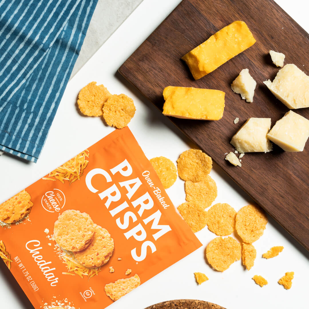 Cheddar multipacks – ParmCrisps Snacks