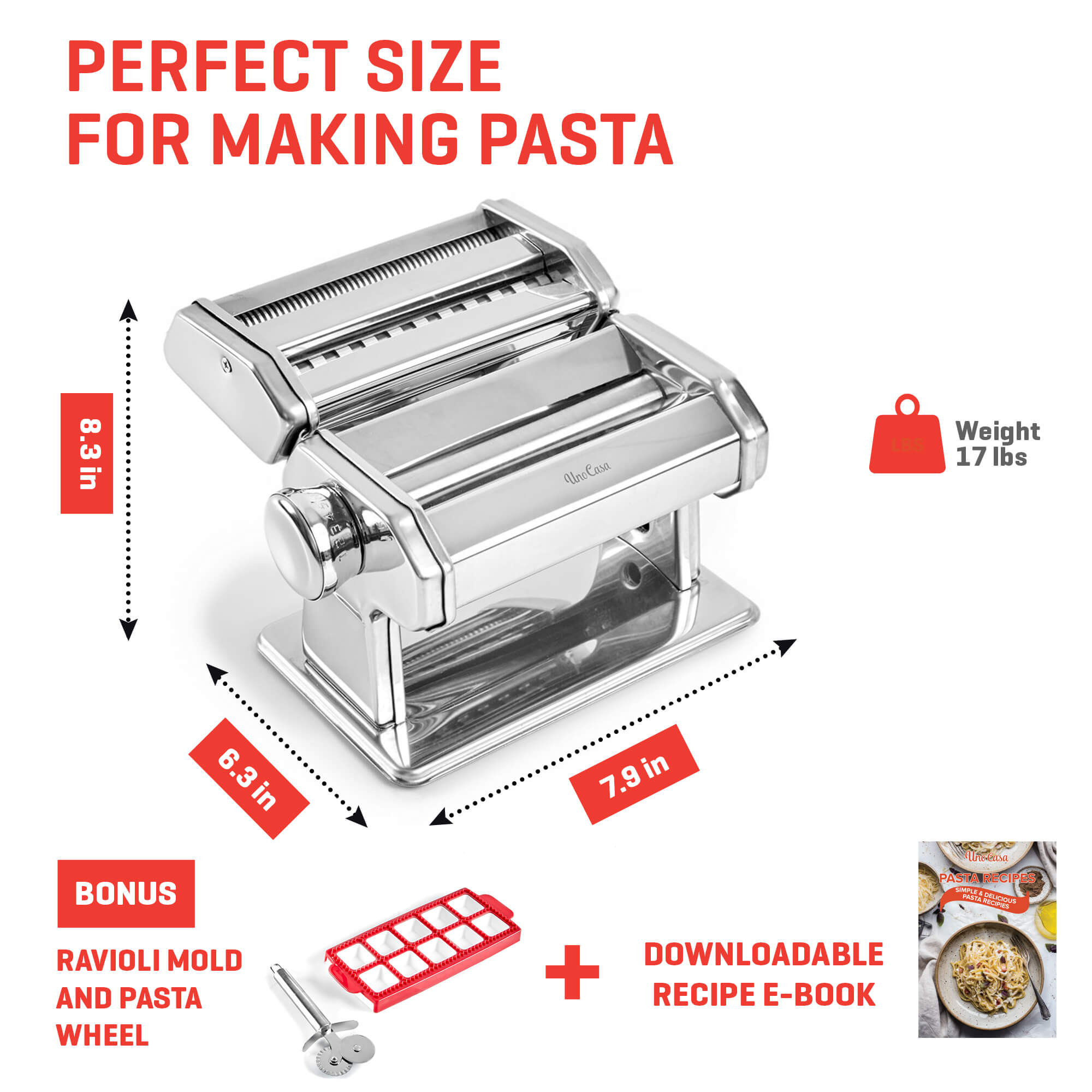 Stainless Steel Pasta Maker